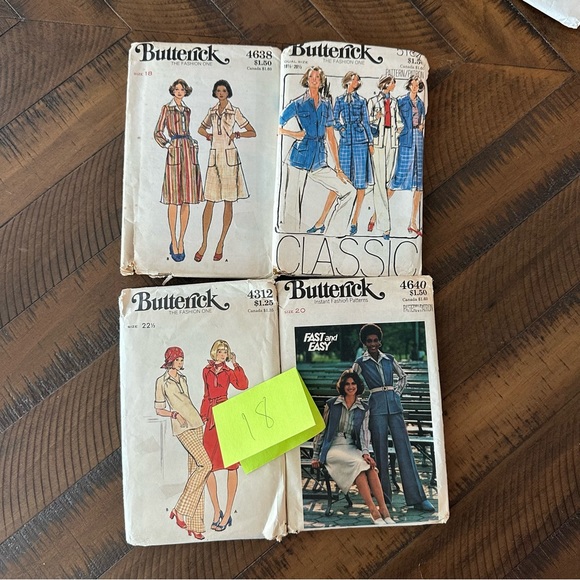 Butterick | Other | Vintage Butterick 7s Uncut Dress And Suit Set ...